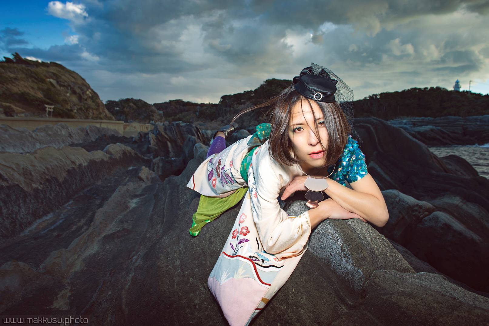 【新年最初の作品撮りは海からの精霊🌈】 | NEOキモノStylist